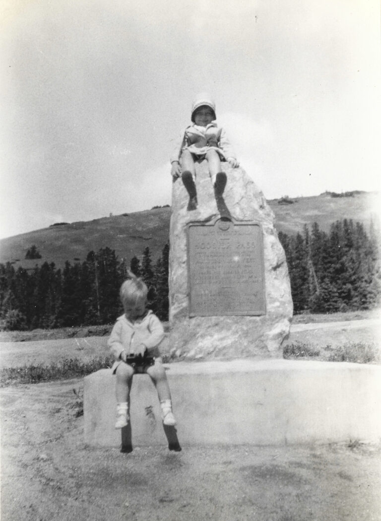 Hoosier Pass Continental Divide Sign Historical Image Collection