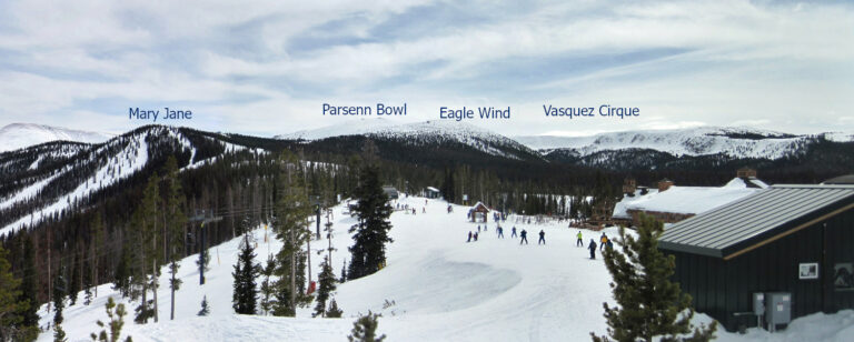 Parsenn Bowl, Vasquez Cirque, Eagle Wind | Upper Mtn Terrain