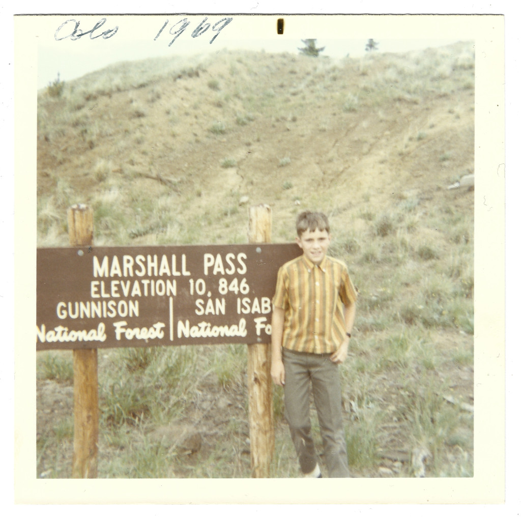 1969 Marshall Pass Continental Divide Sign Photograph CMAC69 ...
